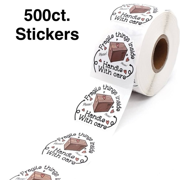 Other | 50ct Fragile Handle With Care Stickers | Poshmark